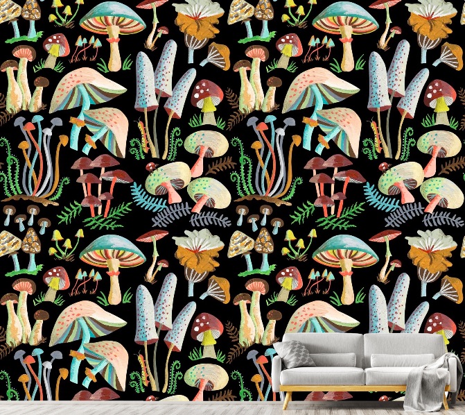 15 Ideas For Creating A Modern Mushroom-Themed Room - hausvibe