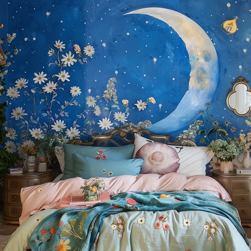19 Mesmerizing Moon-Themed Bedroom Ideas - hausvibe