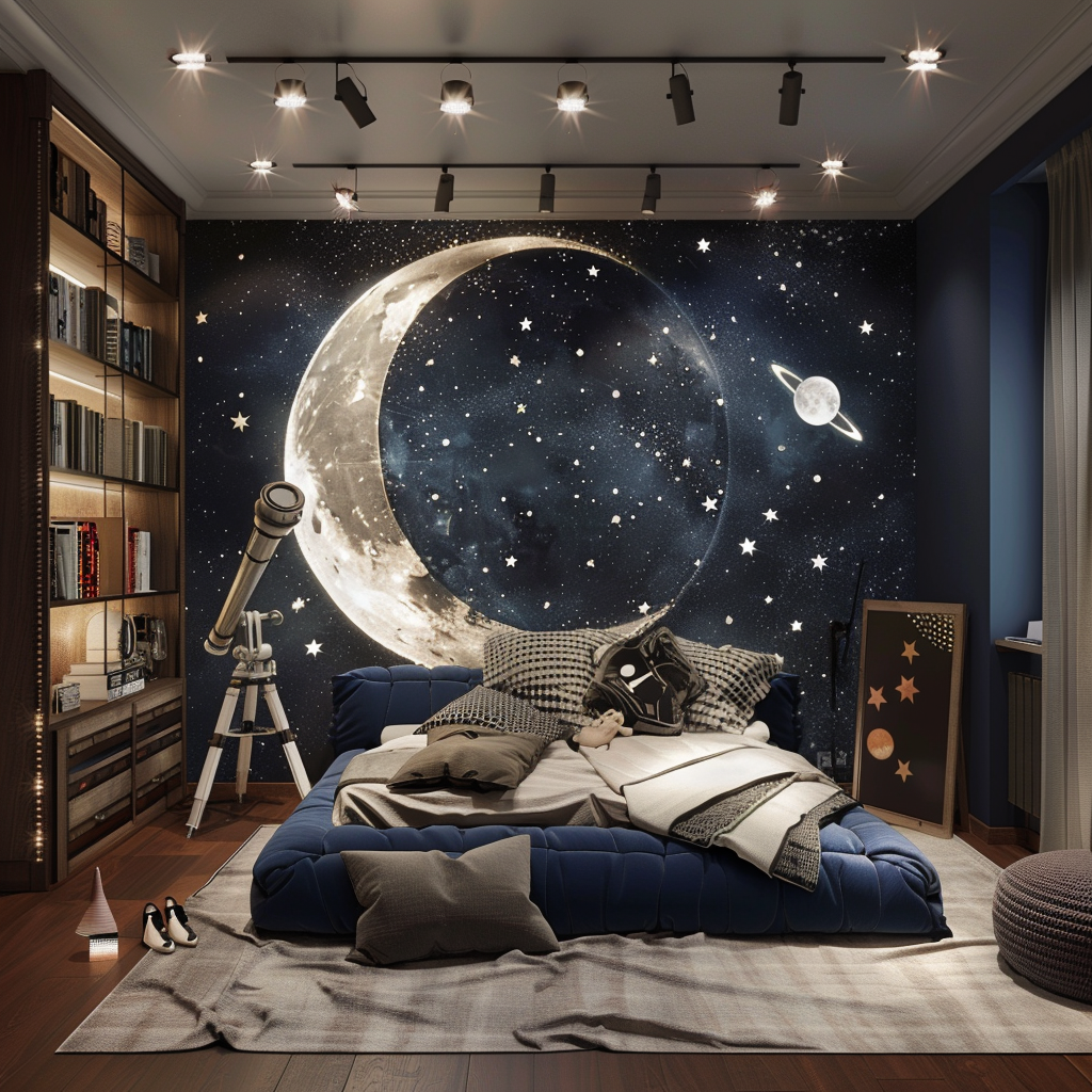 19 Mesmerizing Moon-Themed Bedroom Ideas - hausvibe