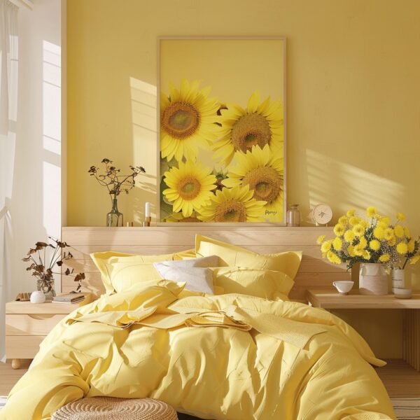 22 Sunflower-Themed Bedroom Ideas For A Sunsational Space - hausvibe