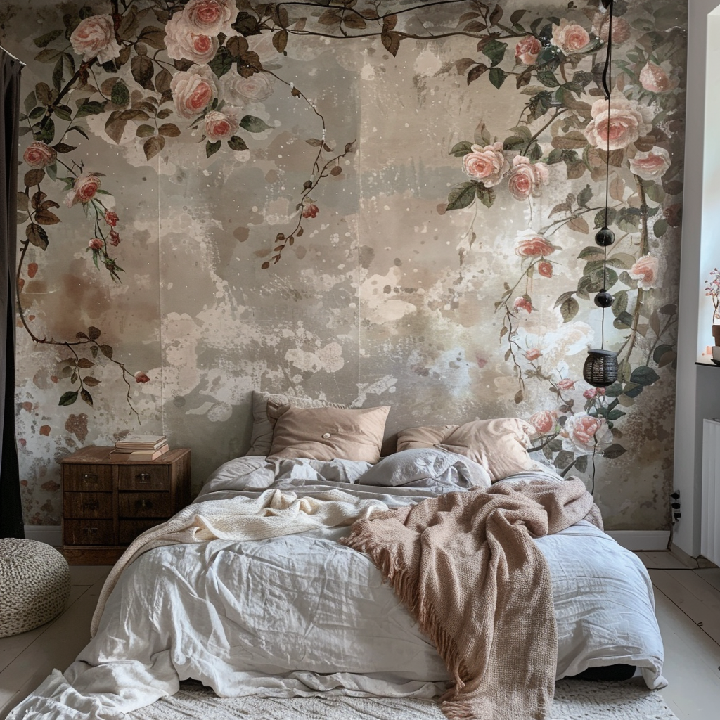 17 Refreshing Rose-Themed Bedroom Ideas - hausvibe