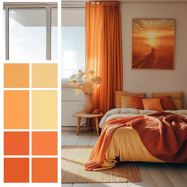 22 Sunset-Themed Bedroom Ideas For Creating A Warm Retreat - hausvibe